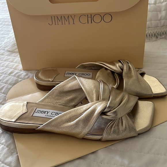 Jimmy Choo | Shoes | Authentic Jimmy Choo Mules Leather | Poshmark